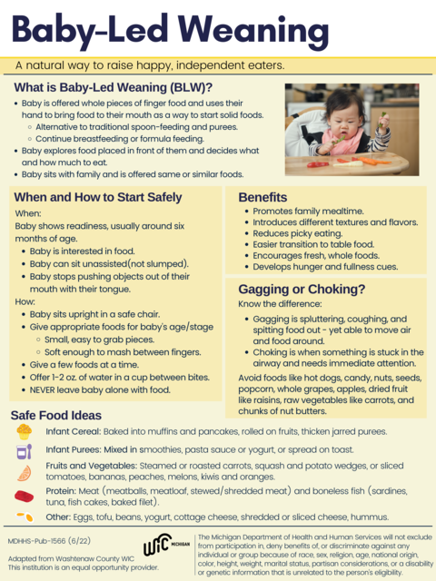 Baby Led Weaning Benefits