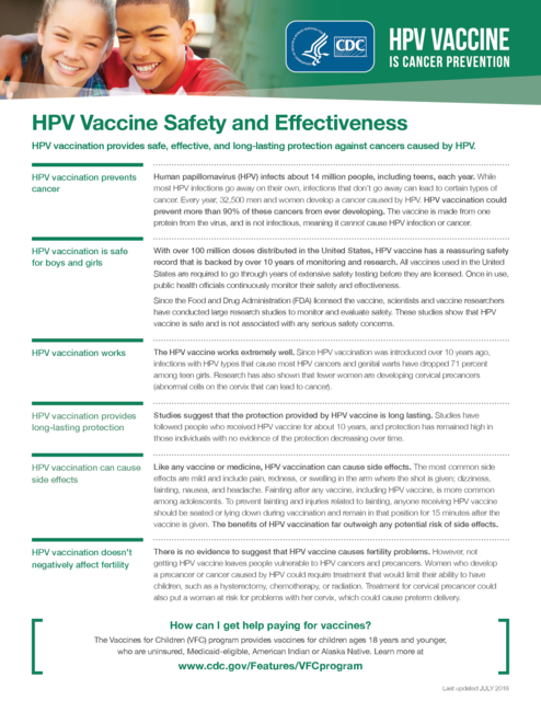 Hpv Vaccine Side Effects
